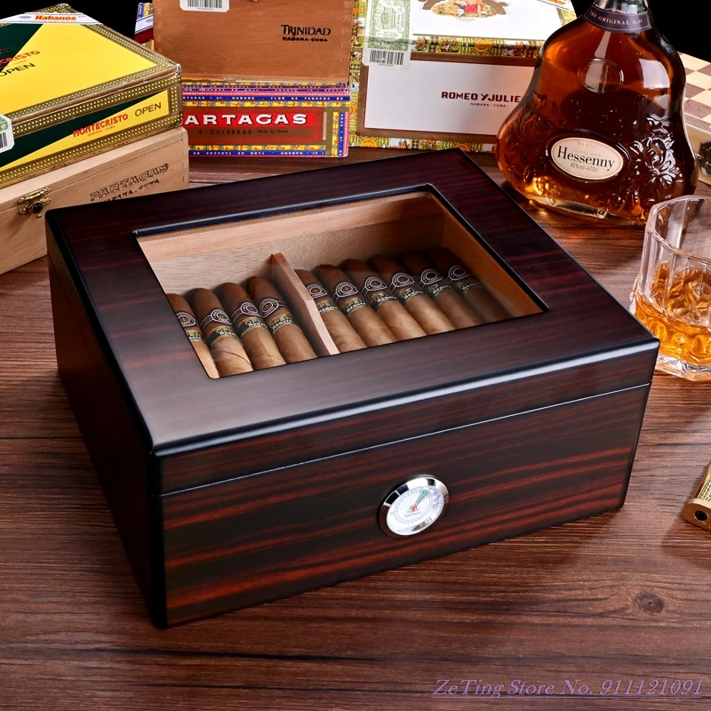 Portable-Cedar-Cigarette-Box-Cigar-Box-Design-de-Qualidade-Simples-Luxo ...