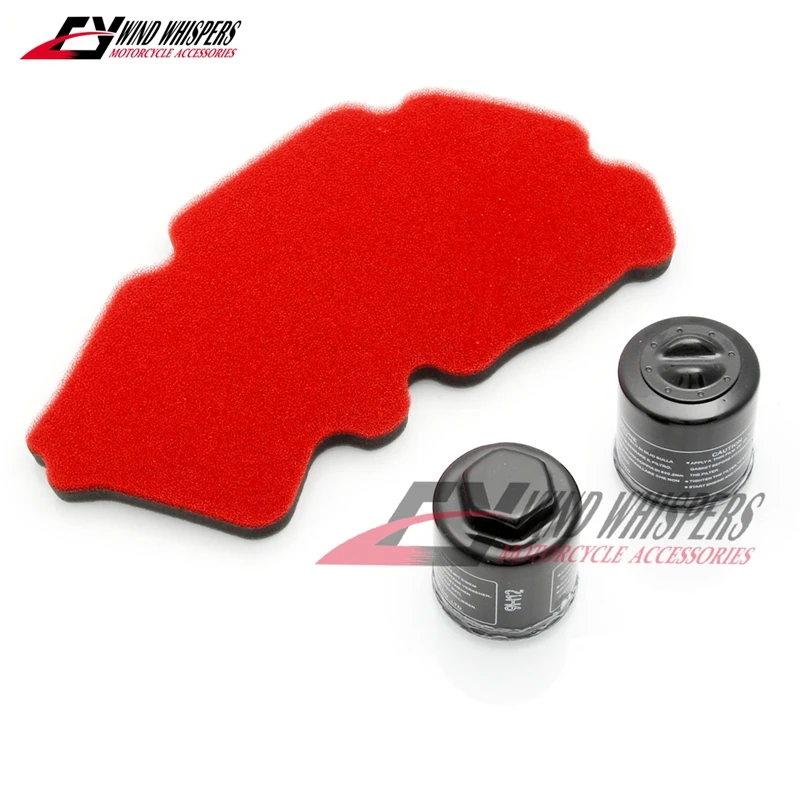 Motorcycle-Sponge-Air-Cleaner-Filter-Oil-Filter-For-Longjia-VMAX-300 ...