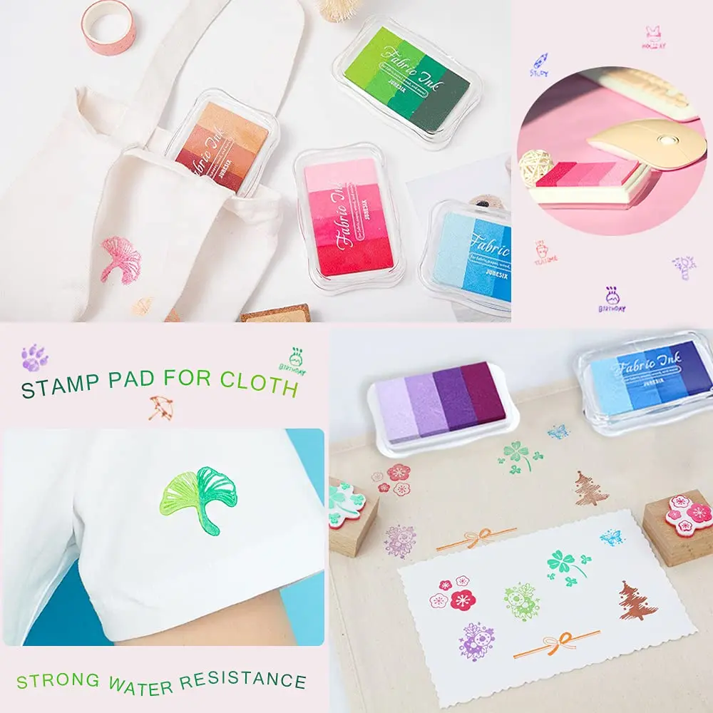 Ink-Pad-Stamp-Pad-School-Office-Stationery-for-Rubbers-Stamps-DIY-Craft ...