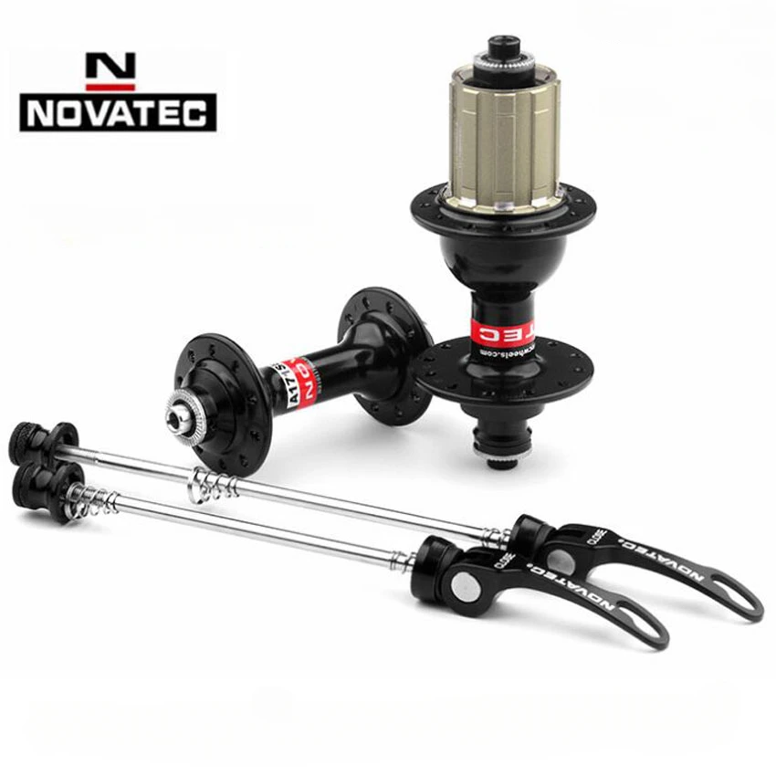 Novatec-A171SB-F172SB-Hub-Road-Bicycle-Hubs-Front-20H-Rear-24H-Quick ...