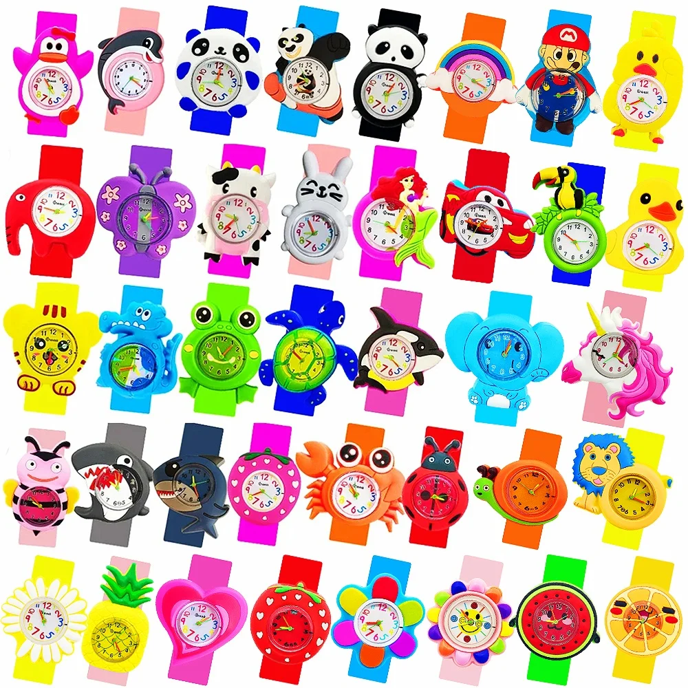 2024-Hot-Sales-Cartoon-Children-Watches-Waterproof-Kids-Slap-Wrist ...