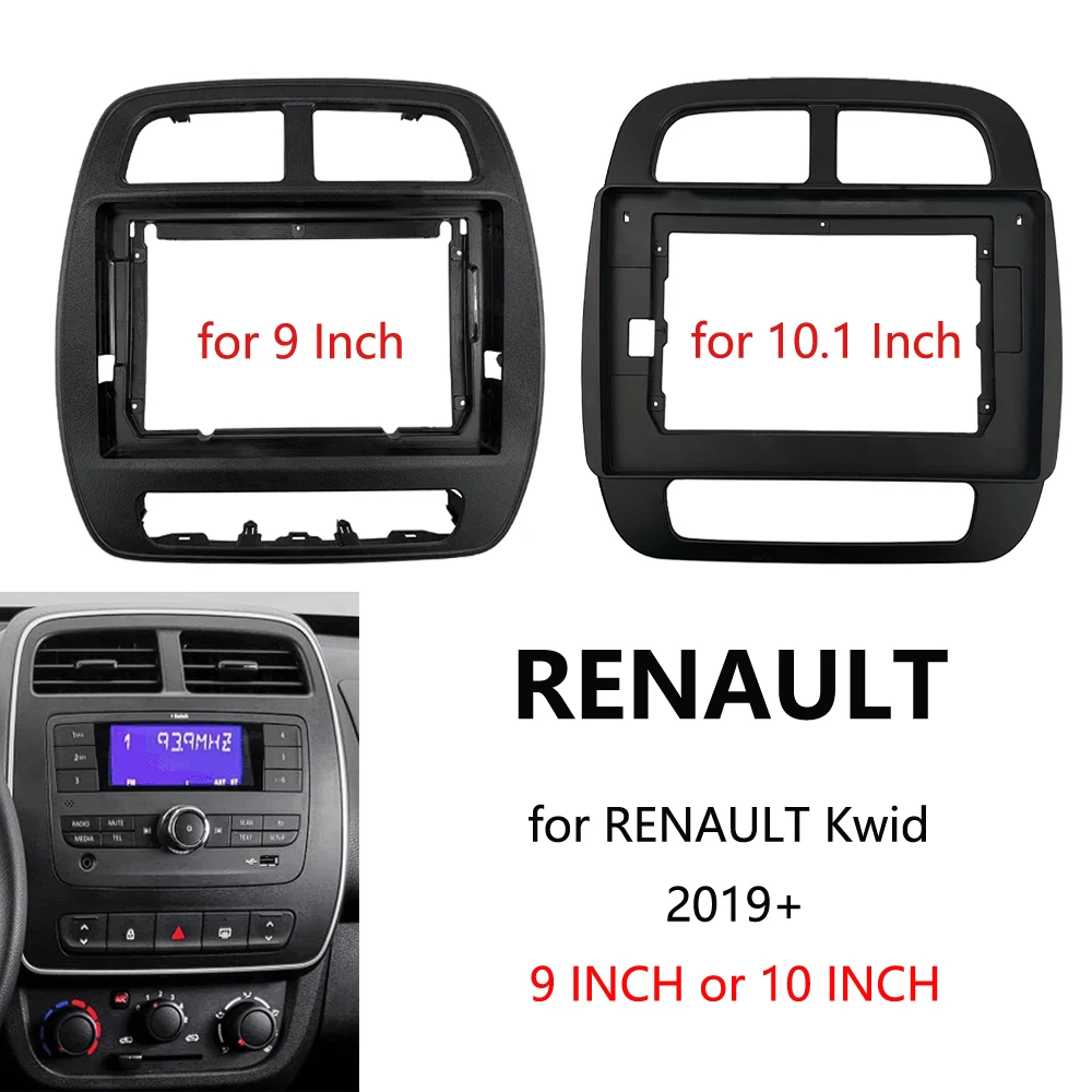 WQLSK-2-Din-9-10-1-Inch-Car-Radio-Fascia-Panel-for-Renault-Kwid-2019 ...