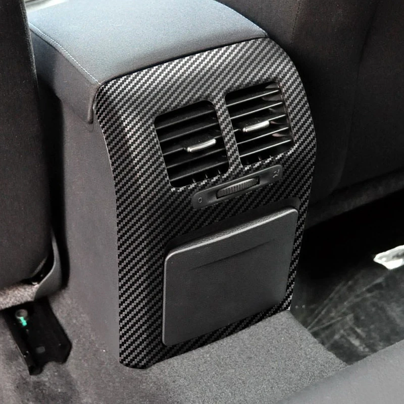 For-VW-Golf-6-VI-MK6-2008-2013-ABS-Carbon-Fiber-Car-Central-Console ...