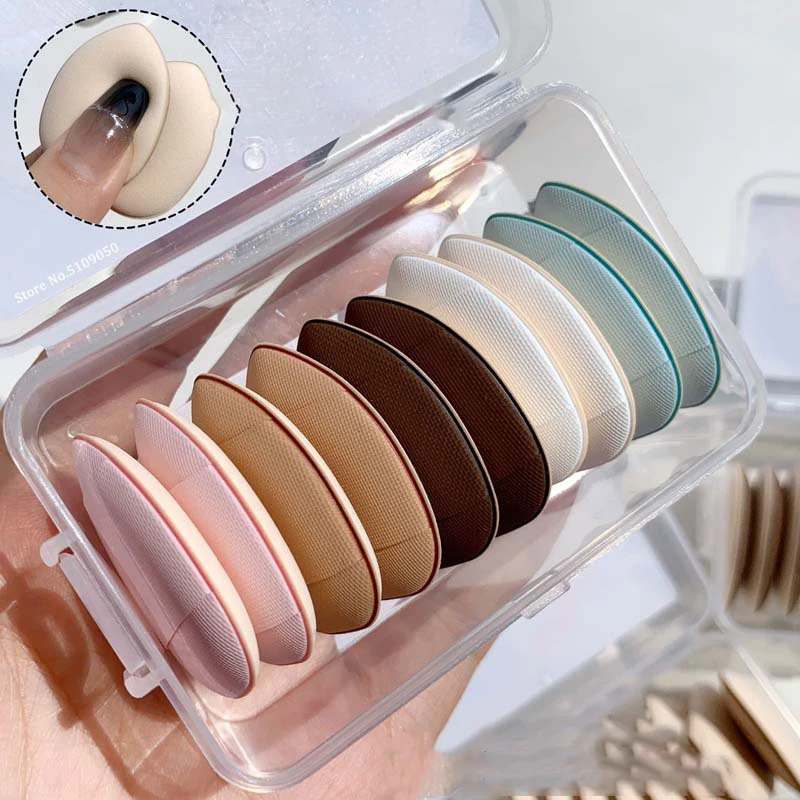 10pcs/box Mini Size Makeup Sponge Puff Concealer Foundation Puff ...