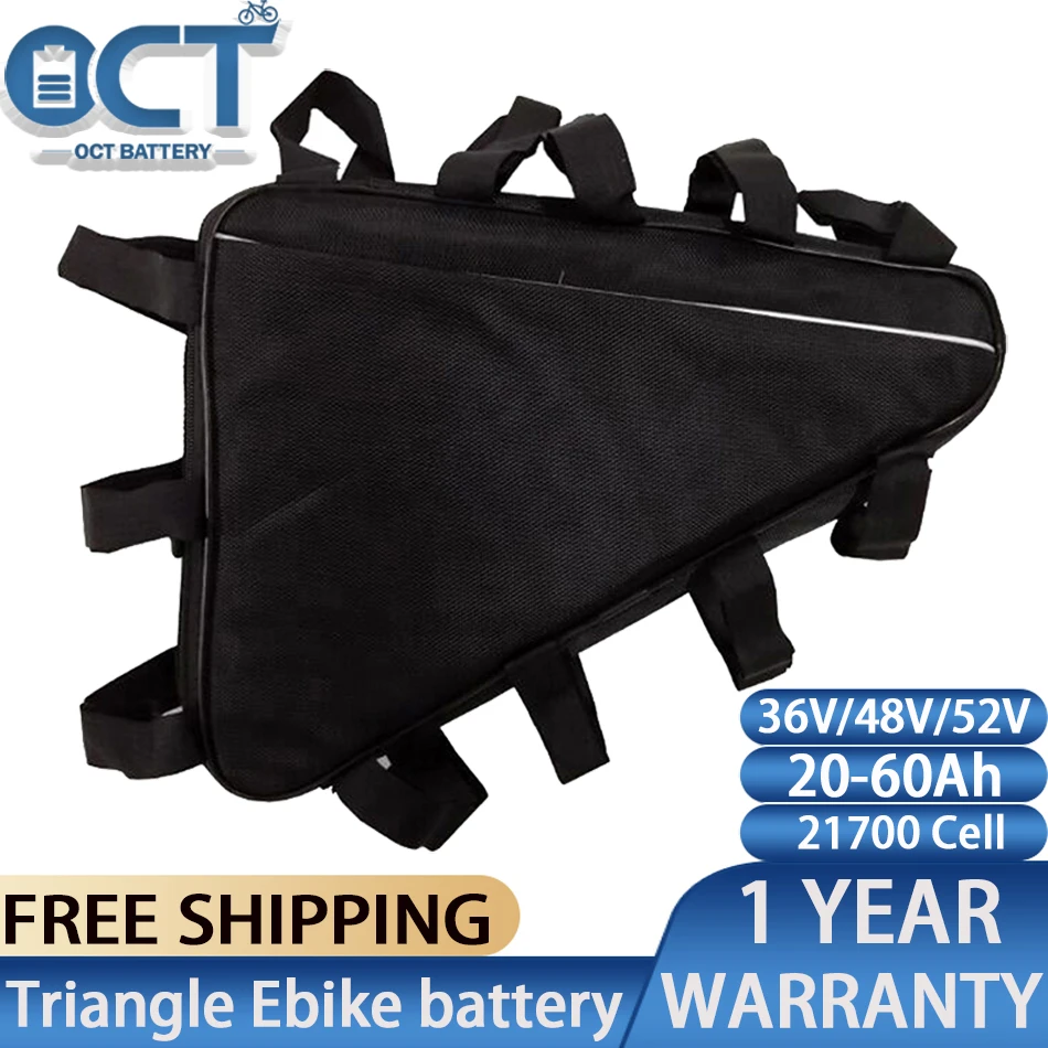 Li ion Rechargeable 21700 Cell Triangle Batteries Ebike Battery Pack ...