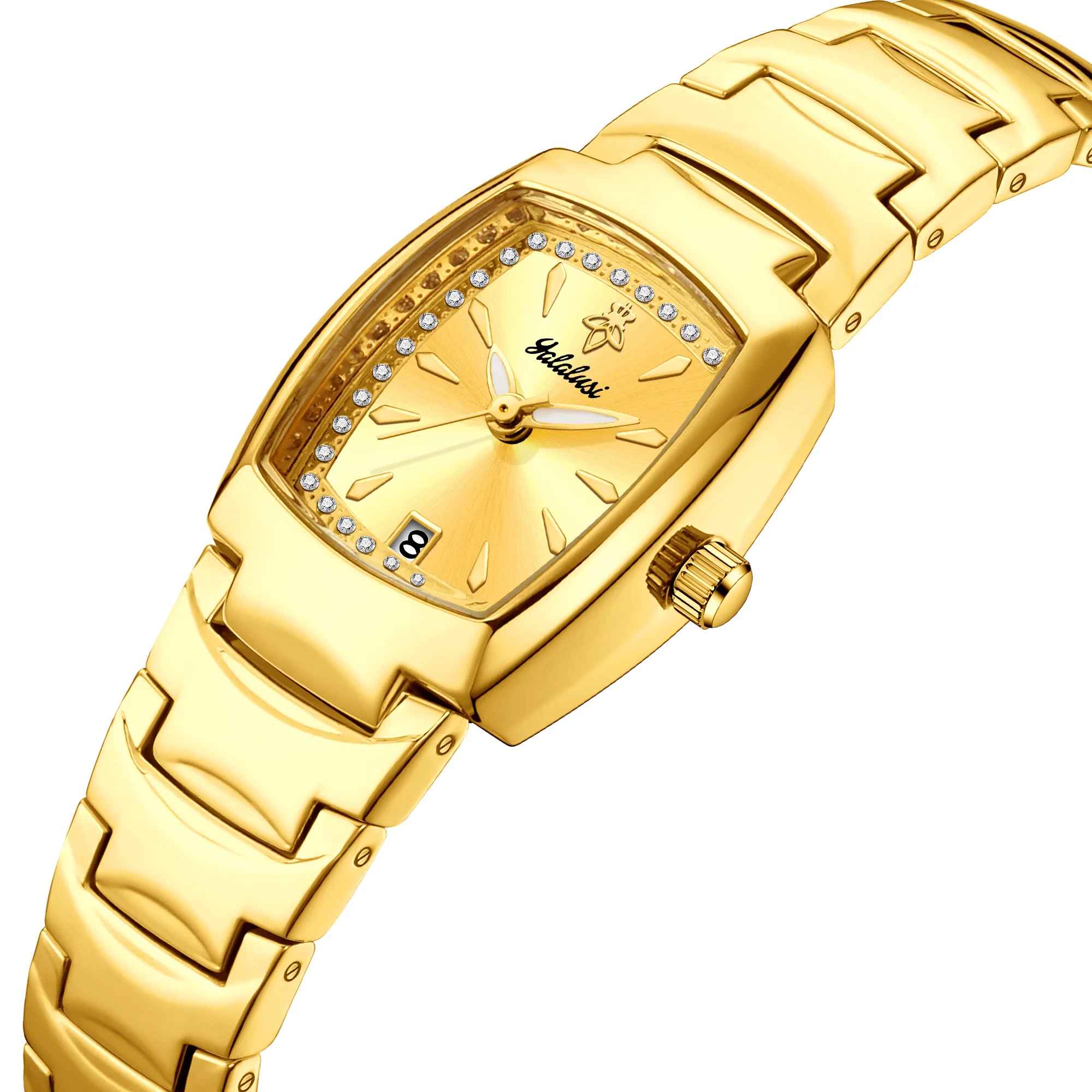 YaLaLuSi-Women-s-Watch-Luxury-Rhinestone-Quartz-Watch-Classic-Tonneau ...