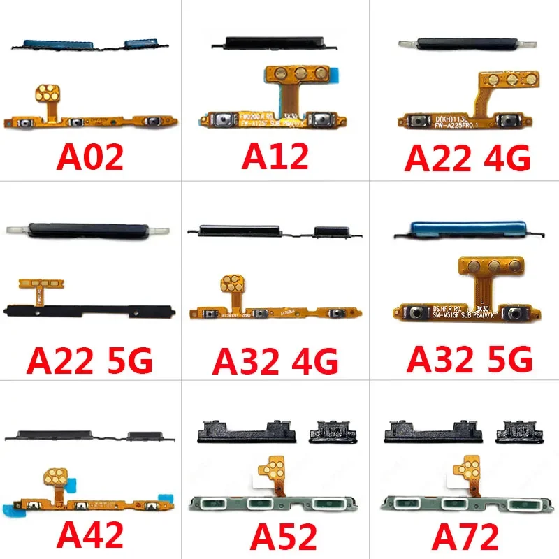 Power Volume Button For Samsung A02 A12 A22 A32 A42 A52 A52s A72 4G 5G ...