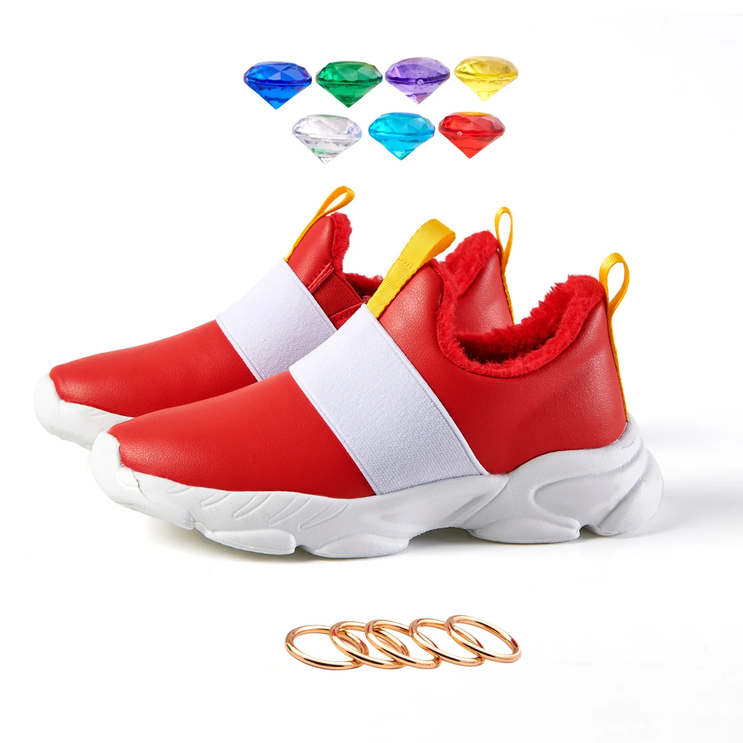 Sonic-Red-Shoes-para-crian-as-Meninos-e-meninas-Cartoon-Anime-Sonic ...