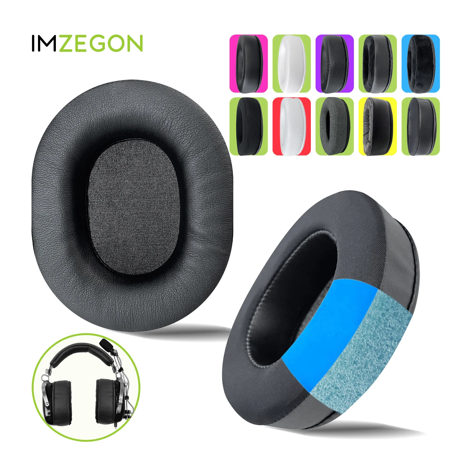 IMZEGON Replacement Earpads for RAZER BlackShark V2 PRO, Stereo ...