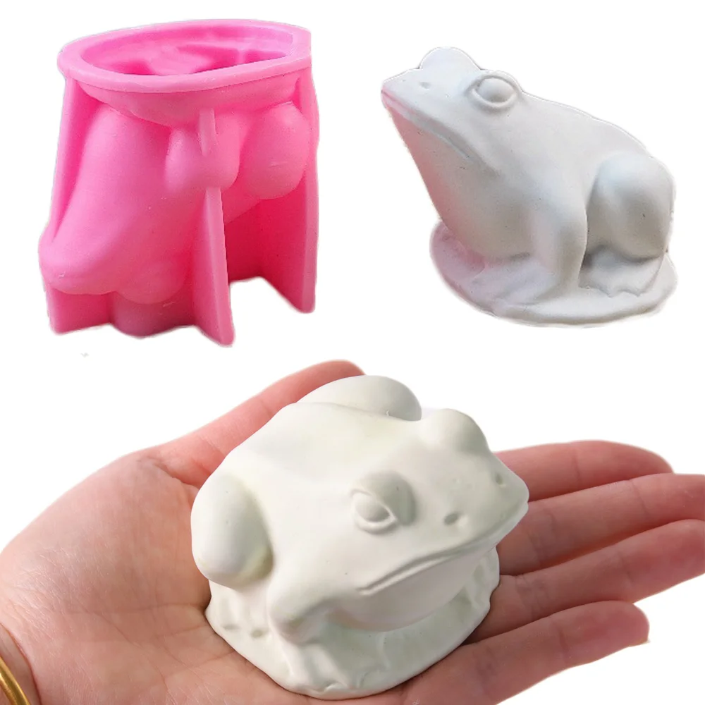 Novelty-Frog-Silicone-Mold-Epoxy-Resin-Animal-Candle-Molds-for-Candle ...