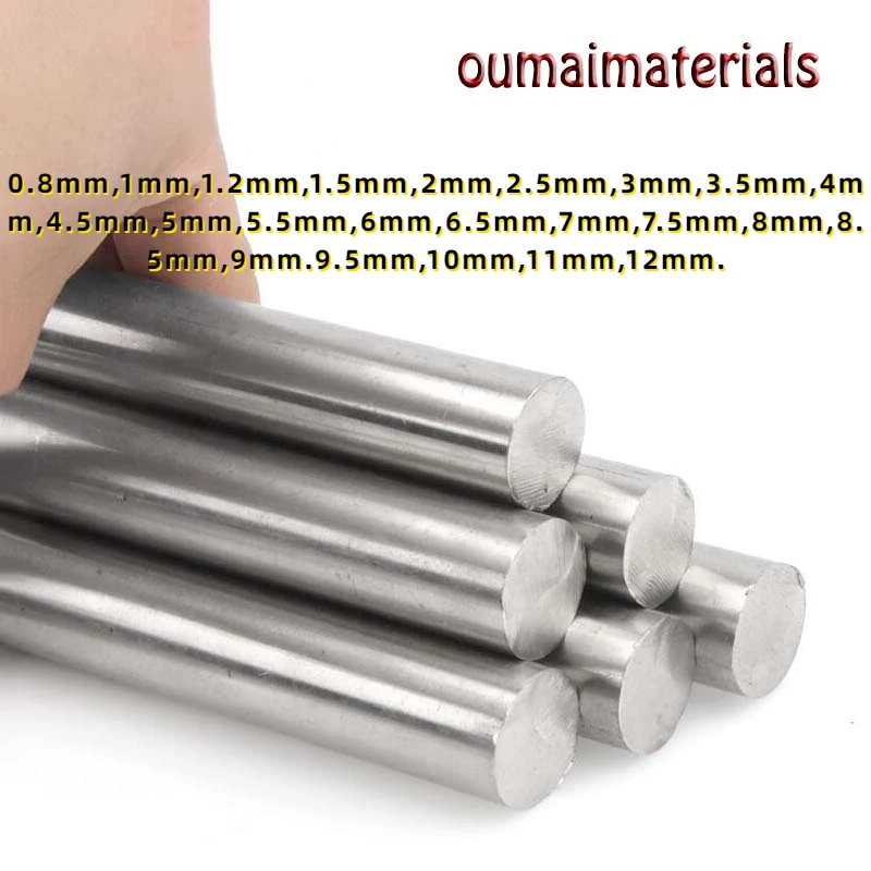 304 Stainless Steel Rod 0.8mm 1mm 1.2mm 1.5mm 2mm 2.5mm 3mm 3.5mm4mm 4 ...