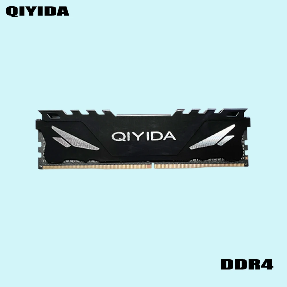 Qiyida Desktop Memória Ram com dissipador de calor, DDR4, PC4, 2133MHz ...