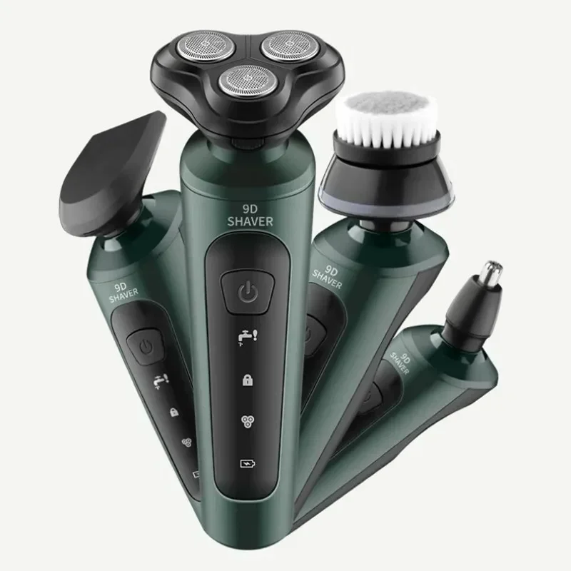 Electric-Shavers-for-Men-Waterproof-Electric-Trimmer-Razor-Wet-amp-Dry ...