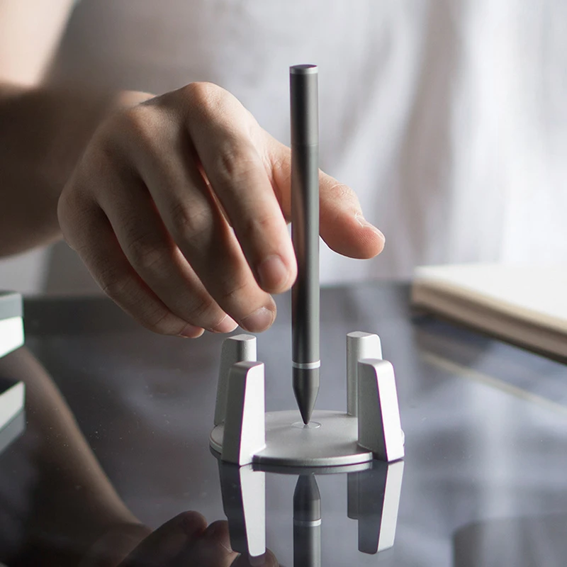Maglev-Non-falling-Gyroscopic-Pen-Aluminum-Titanium-Self-standing ...