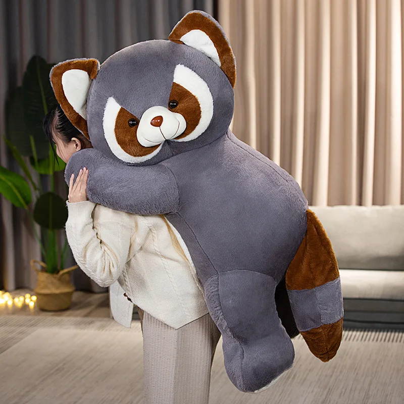 Hot-Nice-1pc-55-70-90cm-Cuddleable-Plush-Raccoon-Doll-Toy-Appease-Toys ...