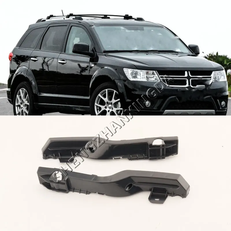 Car Front Bumper Bracket Front Bumper Support Frame Left and Right Side ...
