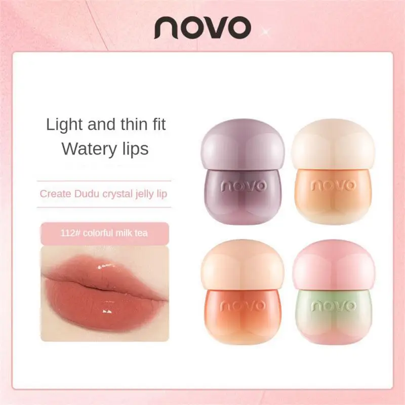 NOVO-Lip-Gloss-Mirror-Lipstick-Lustre-Lip-Glaze-Waterproof-Lip-Tint-Non ...