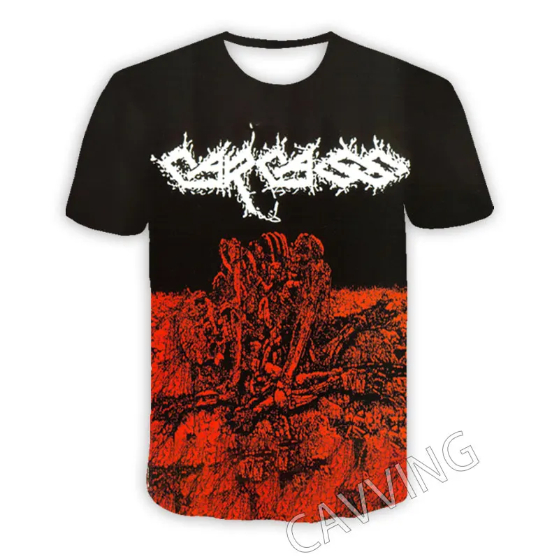 New-Fashion-Women-Men-s-3D-Print-CARCASS-ROCK-Casual-T-shirts-Hip-Hop ...