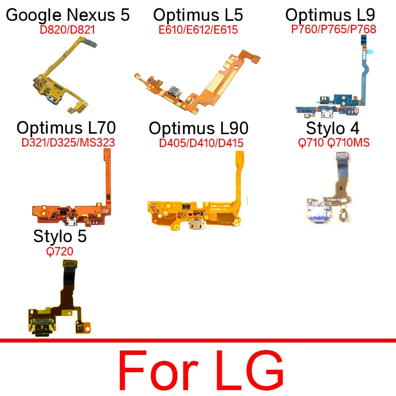 Usb Charger Flex Cable With Micro For LG Optimus L5 E610 L70 D321 P760 ...