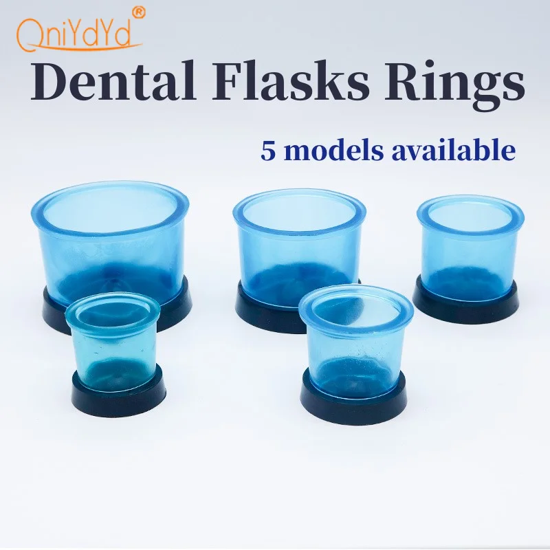 Dental-Silicone-Casting-Flasks-Rings-Wax-Embedding-Ring-Plastic-Round ...