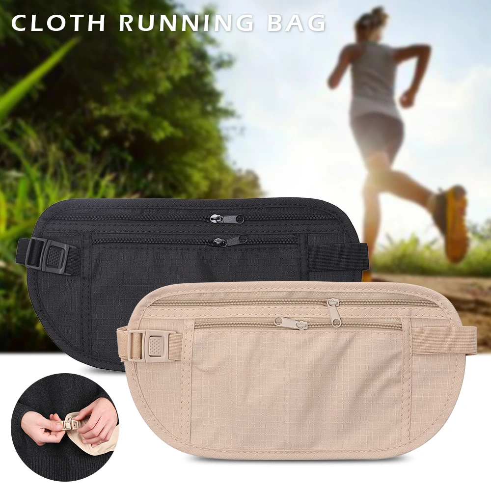 1pc New Cloth Waist Bags Travel Pouch Hidden Wallet Passport Money ...