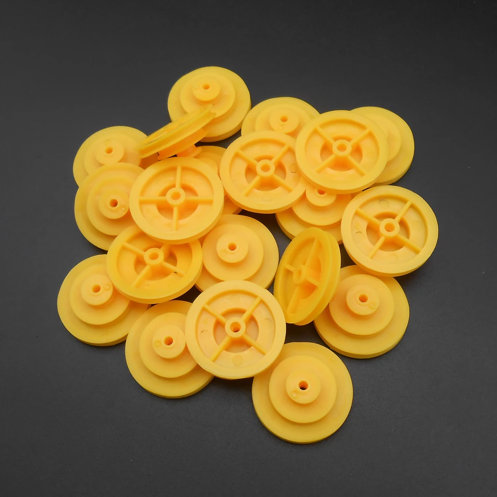 20Pcs-Lot-HQ-Three-layer-Plastic-Pulley-Groove-Dia-27mm-18mm-9mm-TH-11 ...