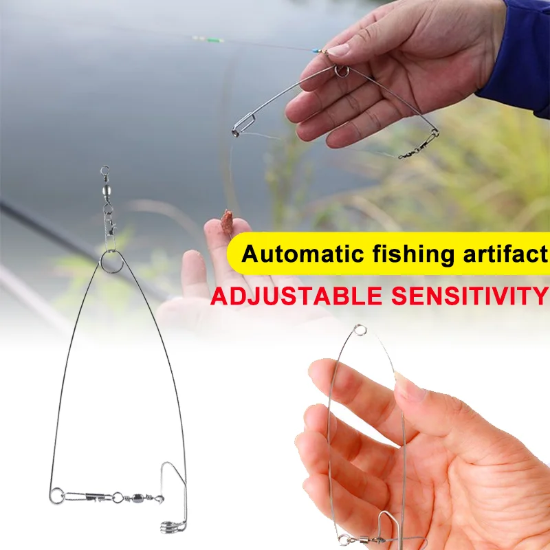 Automatic Fishing Device Stainless Steel Automatic Fishing Hook ...