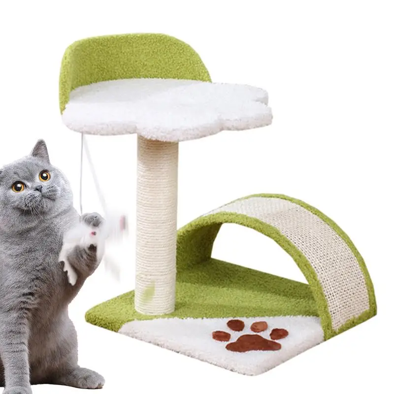 Cat-Post-For-Indoor-Cats-Kitten-Scratcher-Toy-Sisal-Cat-Tree-Tower ...