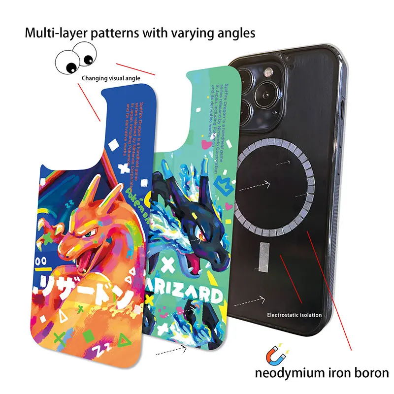 Cute-Pokemon-Charizard-3D-Changing-Visual-For-Magsafe-Case-For-iPhone ...