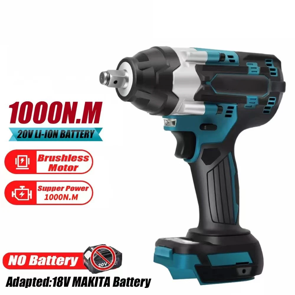 1000N-M-Torque-Brushless-Electric-Impact-Wrench-1-2-inch-With-Work ...
