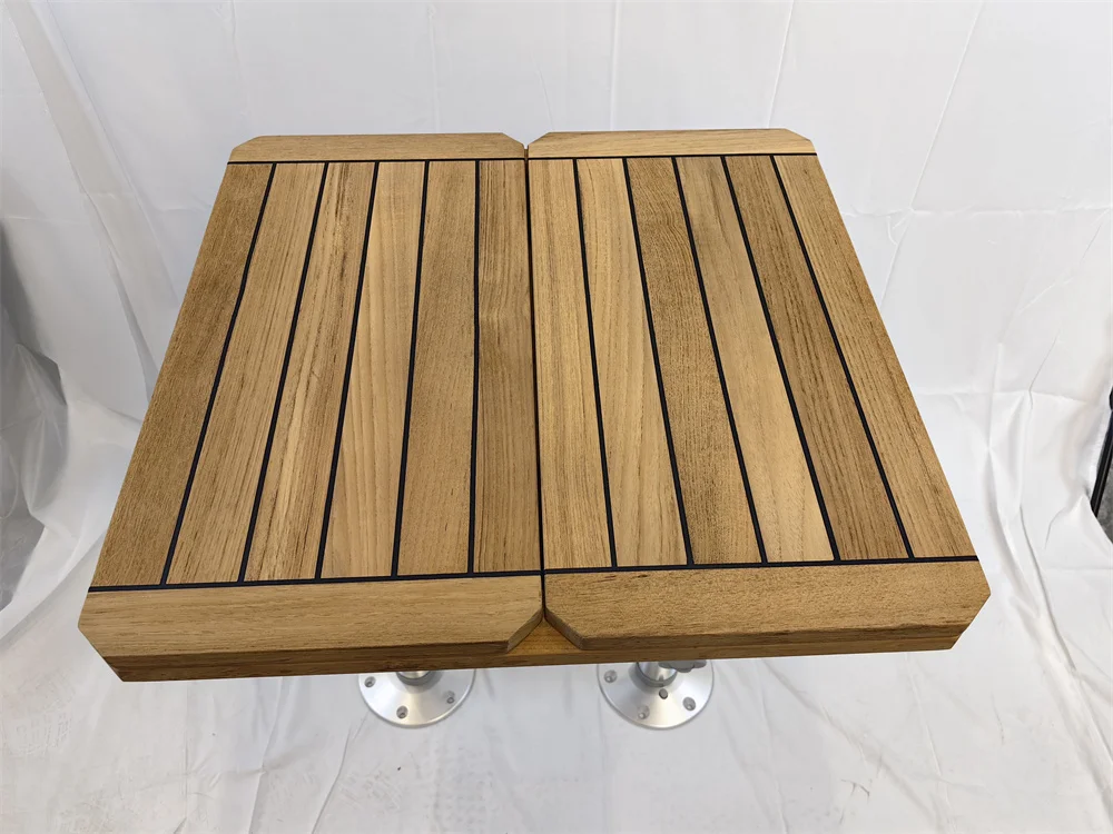 Boat Folding Teak Table Top 830/400X400,970/500X500,1250/600X600mm ...