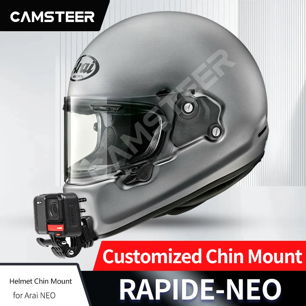 Arai-Rapide-Neo-Helmet-Custom-Aluminium-Chin-Mount-for-GoPro-Max-Hero12 ...