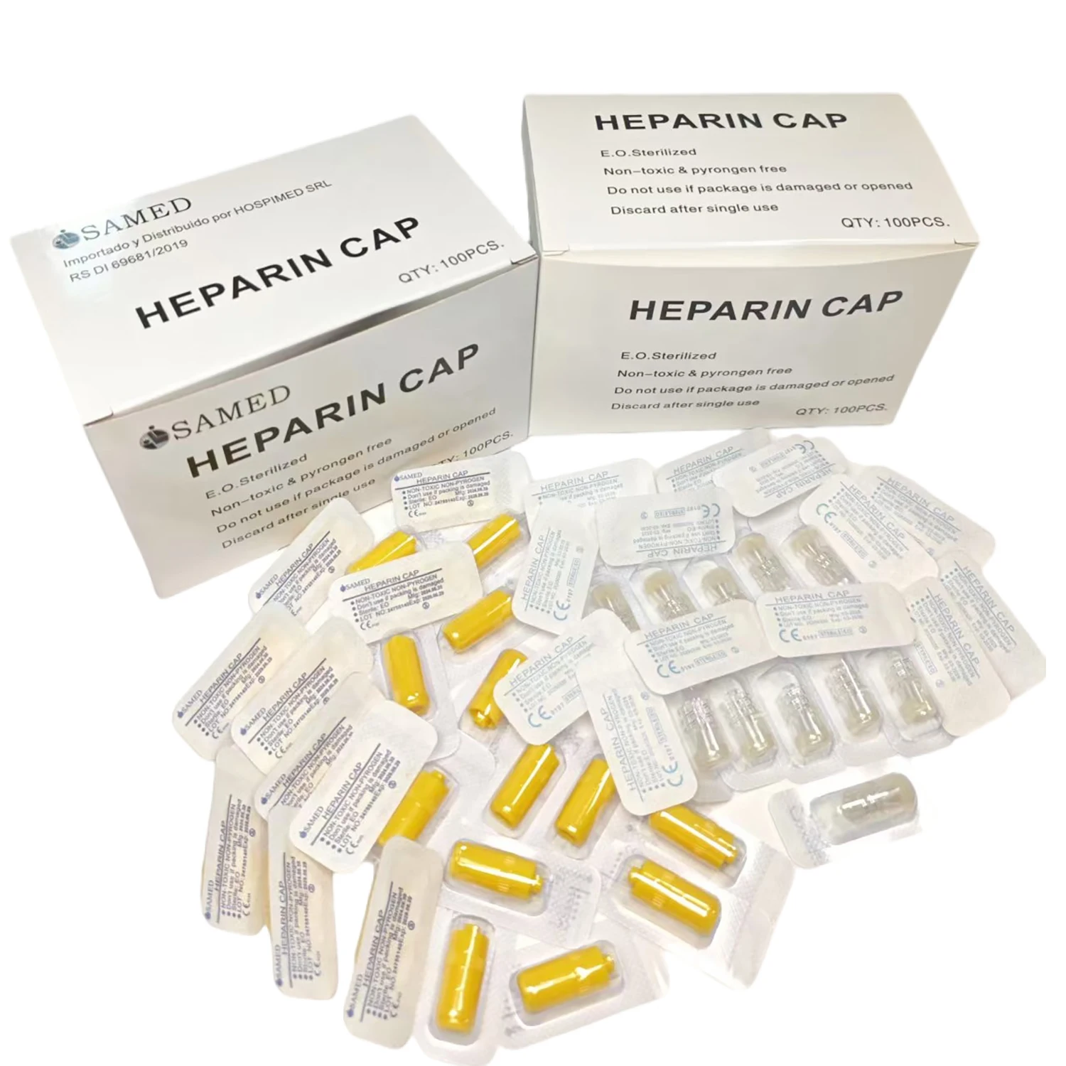 Heparin Cap IV Pet Animal Dog Cat Veterinary Supplies Disposable ...