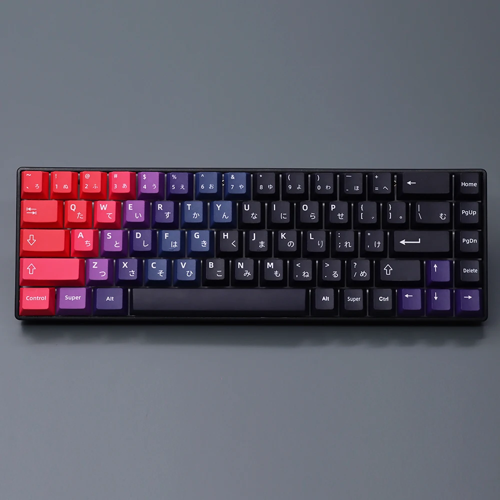 Infinikey-Aether-Gradient-red-black-Keycap-PBT-Cherry-Profile-Dye ...