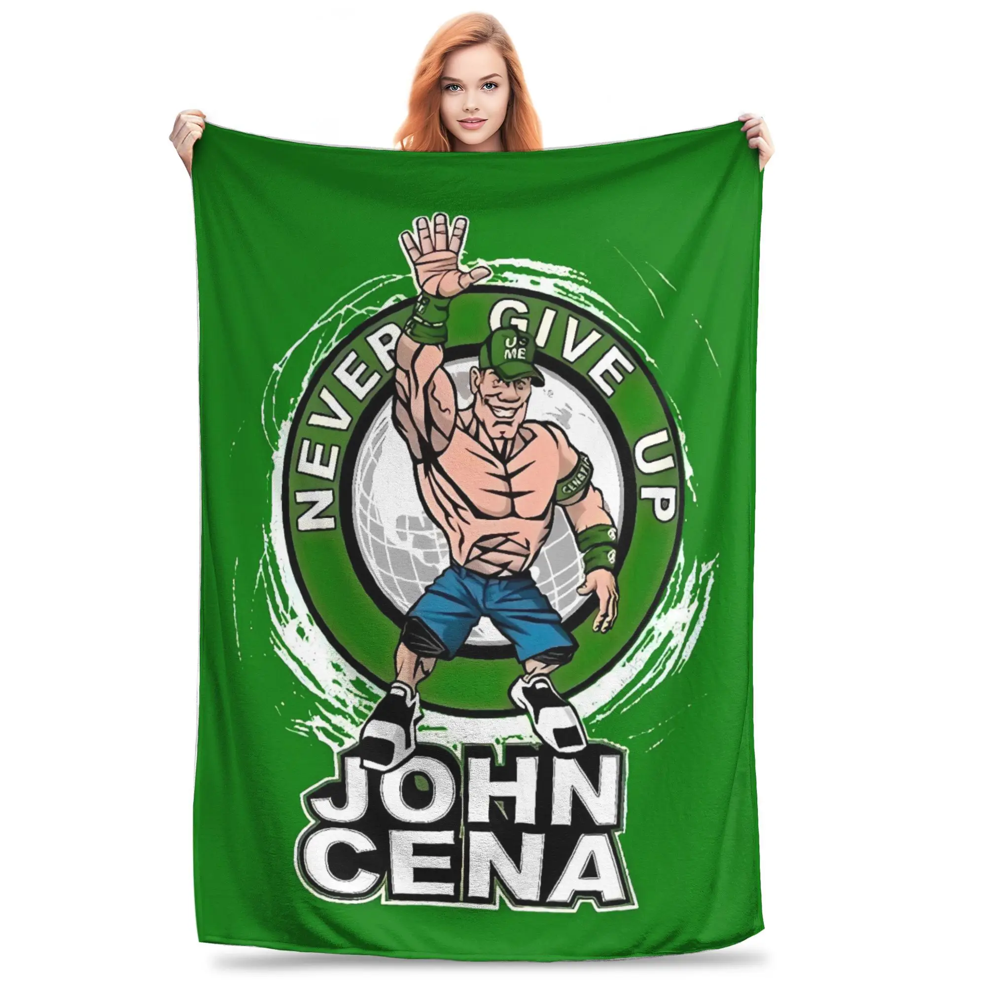 John Cena Wrestling Flannel Blankets Winter Super Warm Throw Blanket ...