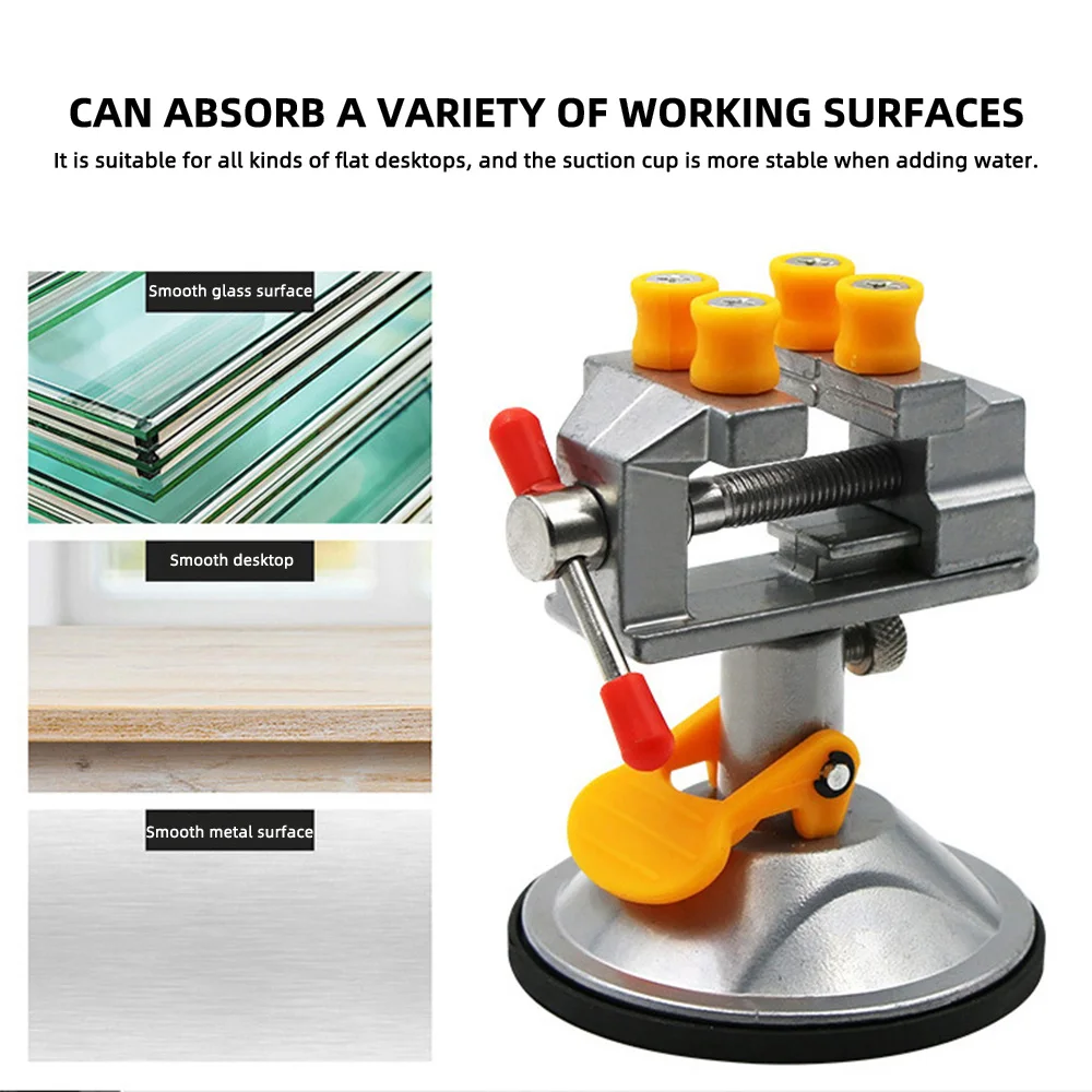 Hand-Tools-Universal-Suction-Cup-Mini-Vise-Vise-360-Degree-Rotatable ...
