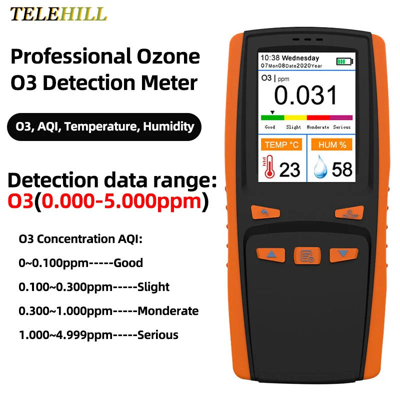 Portable-Ozone-Analyzer-O3-Ozone-Gas-Detector-Intelligent-Sensor-Ozone ...