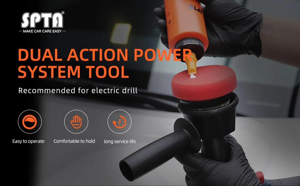 SPTA Dual Action Power System Tool, Forced DA Polisher Adapter ...