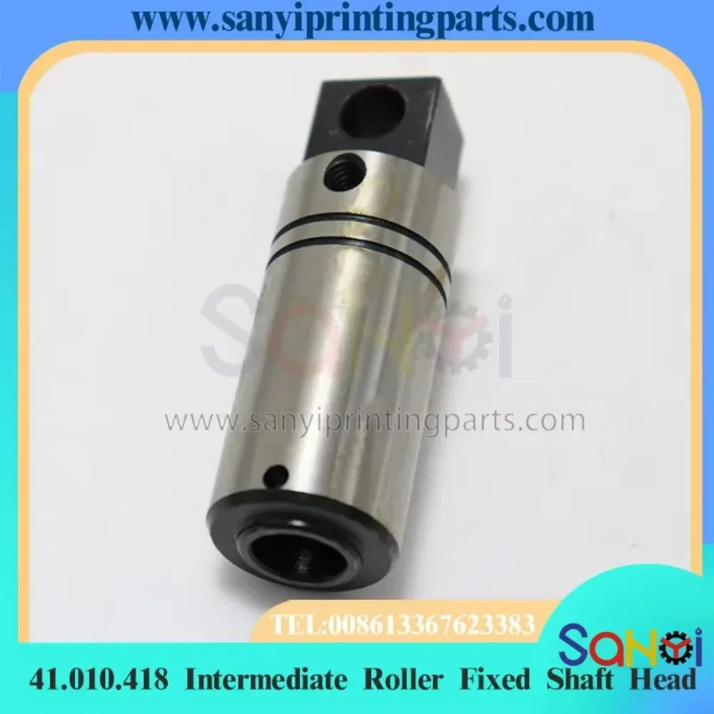 1 Piece 41.010.418 Intermediate Roller Fixed Shaft Head For Heidelberg ...
