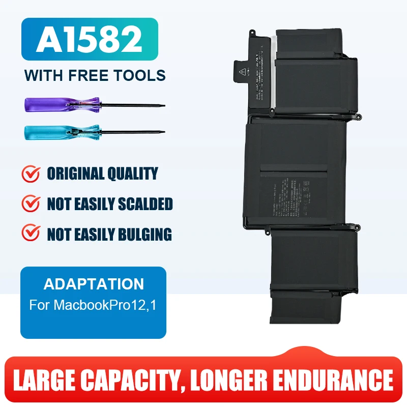 A1582-Battery-Replacement-Battery-A1502-for-Macbook-Pro-12-1-Retina ...