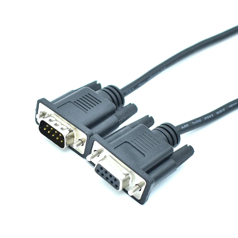 1.5/3/5/10M DB9 Male to Female M/F Cable Serial RS232 Extension cable ...