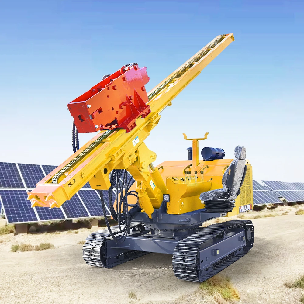 HENGWANGInnovative-Solar-Pile-Driver-for-Quick-and-Secure-Ground-Mount ...