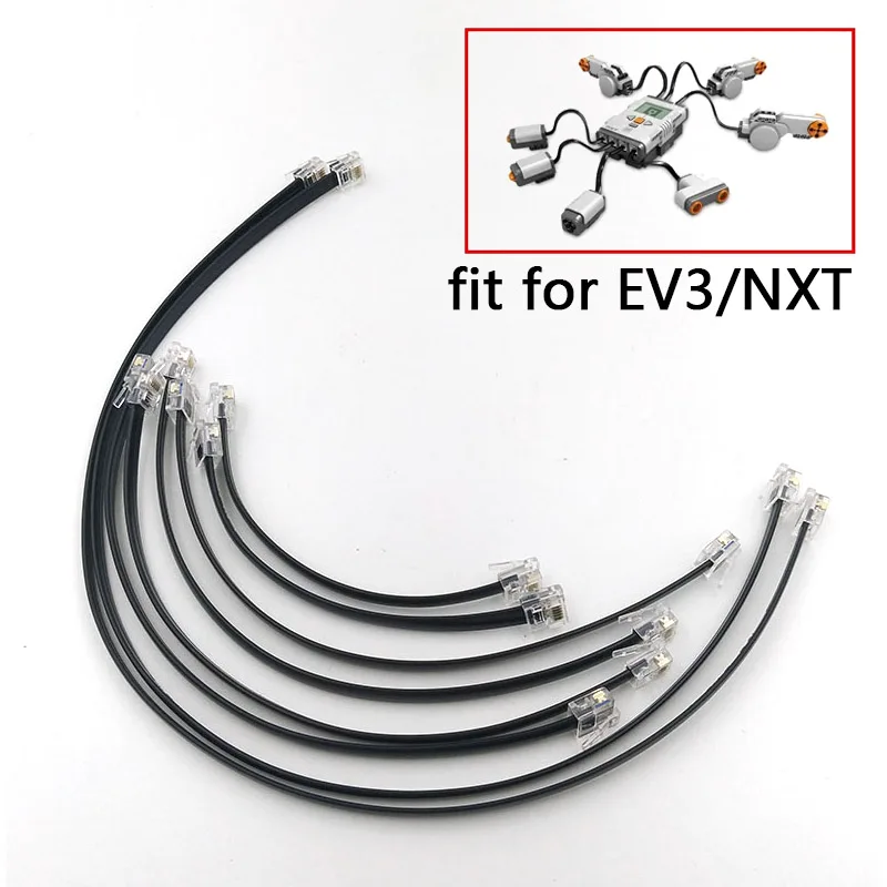 7Pcs-lot-20-35-50cm-Connector-Cables-Pack-fit-for-Mindstorms-NXT-9797 ...