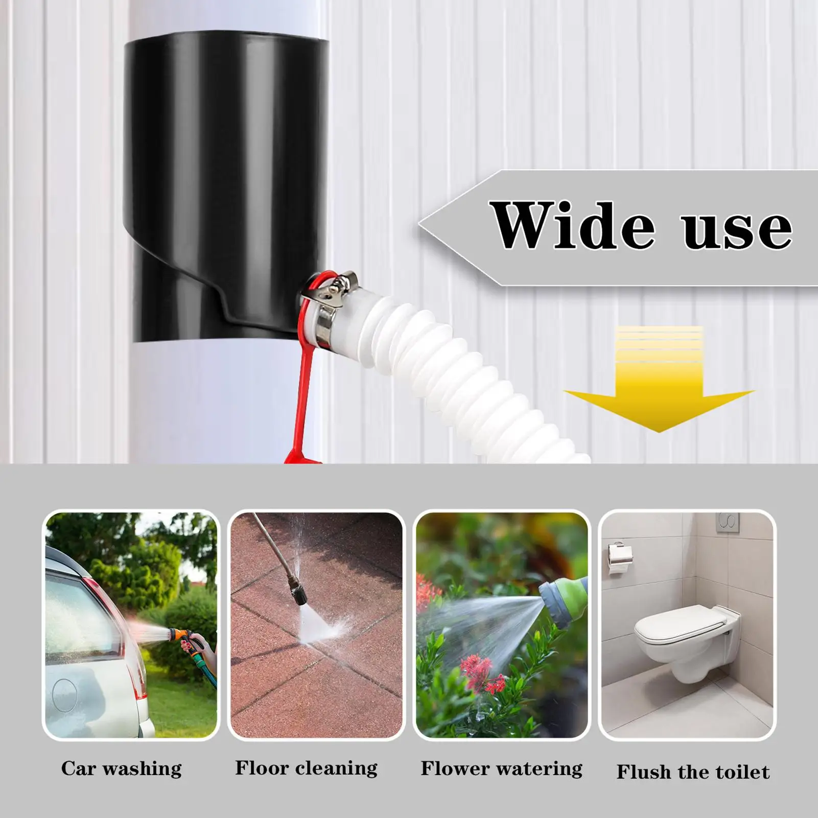 Rain Water Collection System rainwater diverter Rain Catcher Barrel ...