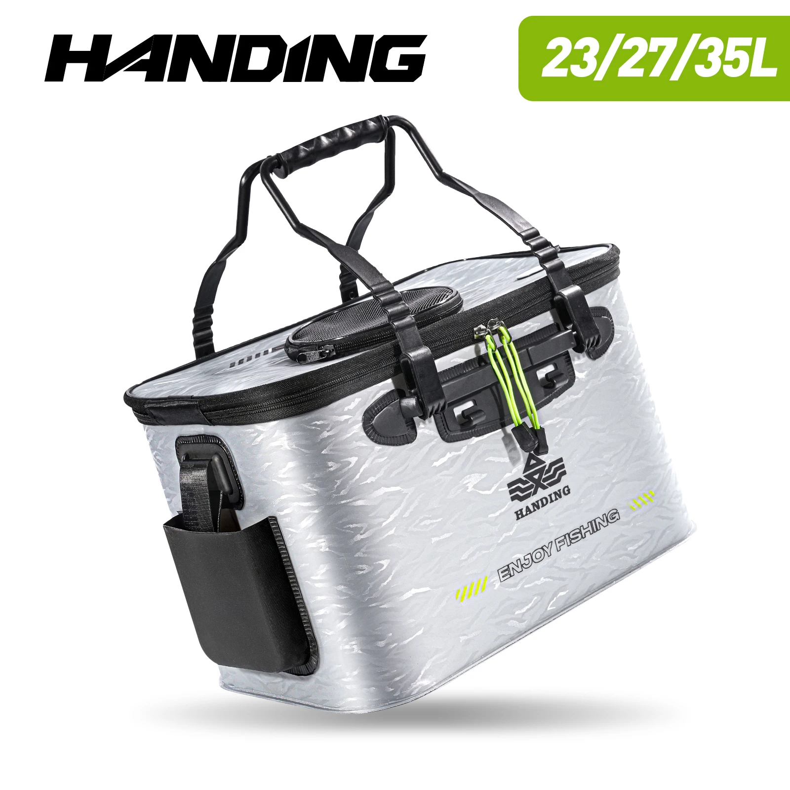 HANDING-Foldable-Fishing-Bucket-Live-Fish-Lures-Bucket-Fish-Protection ...