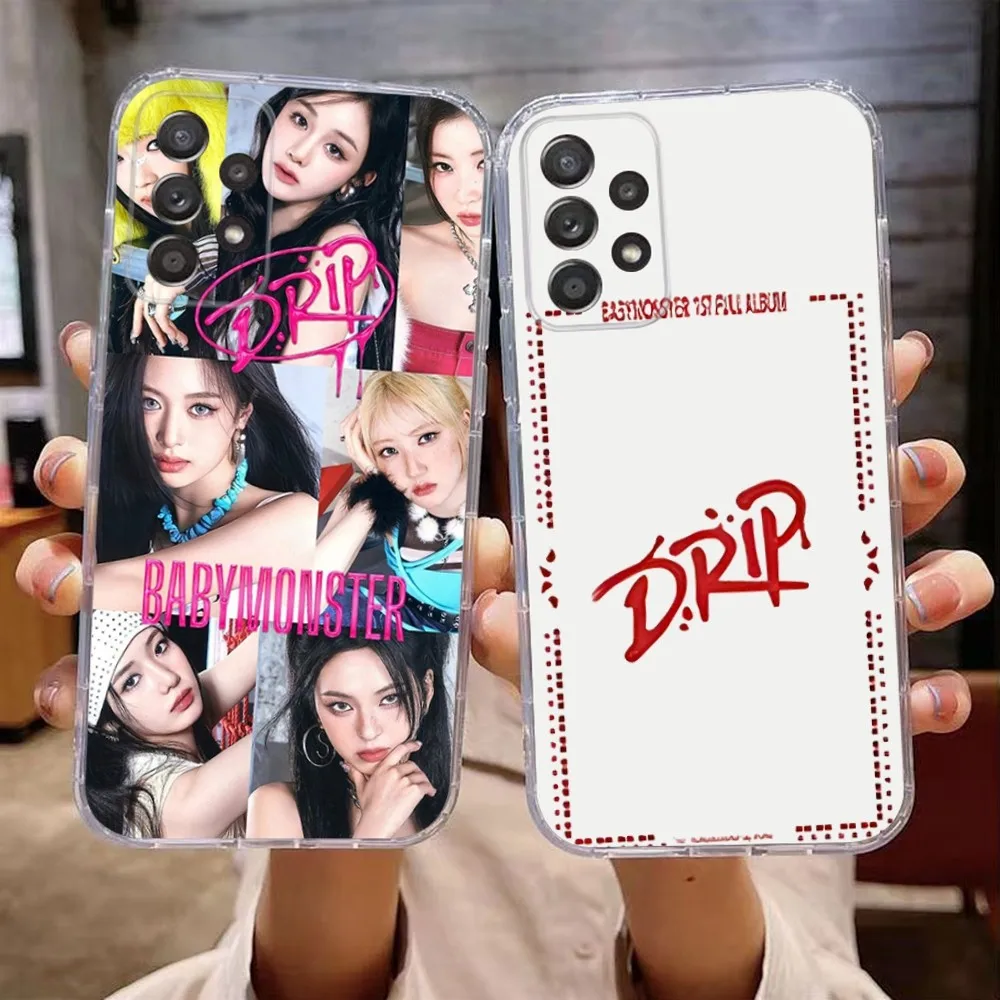 Kpop B-Baby_M-monster drip Phone Case For Samsung Galaxy A71,70,52,51 ...