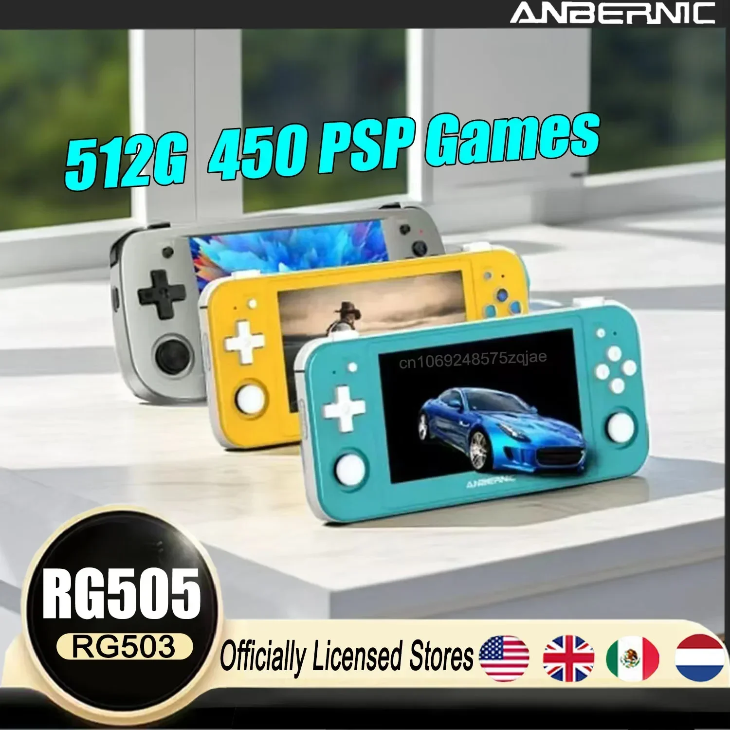 ANBERNIC-RG505-Handheld-Console-Game-Android-12-System-PSP-4-95-Inch ...