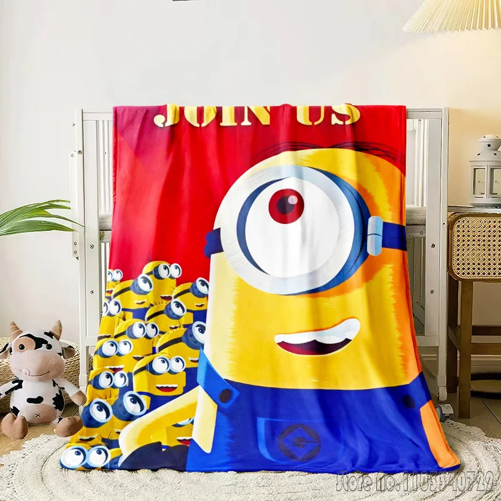 Anime-Despicable-Me-Yellow-M-Minions-3D-Printed-Home-Kids-Blanket-Throw ...