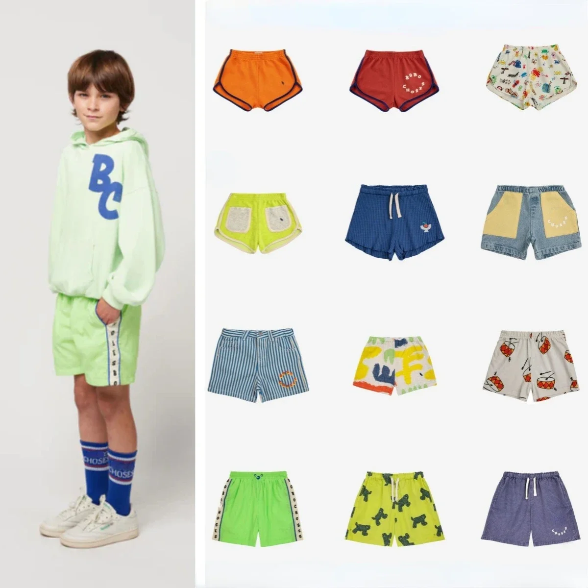 Shorts-for-Kids-Cartoon-Male-and-Female-Baby-Five-point-Jeans-Printed ...