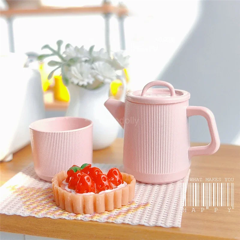 Miniature-Racing-House-Metal-Tea-Cup-Set-Mini-Kettle-Blyth-BJD-Butter ...